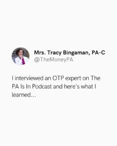 The Future of the PA Profession | tracybingaman.com